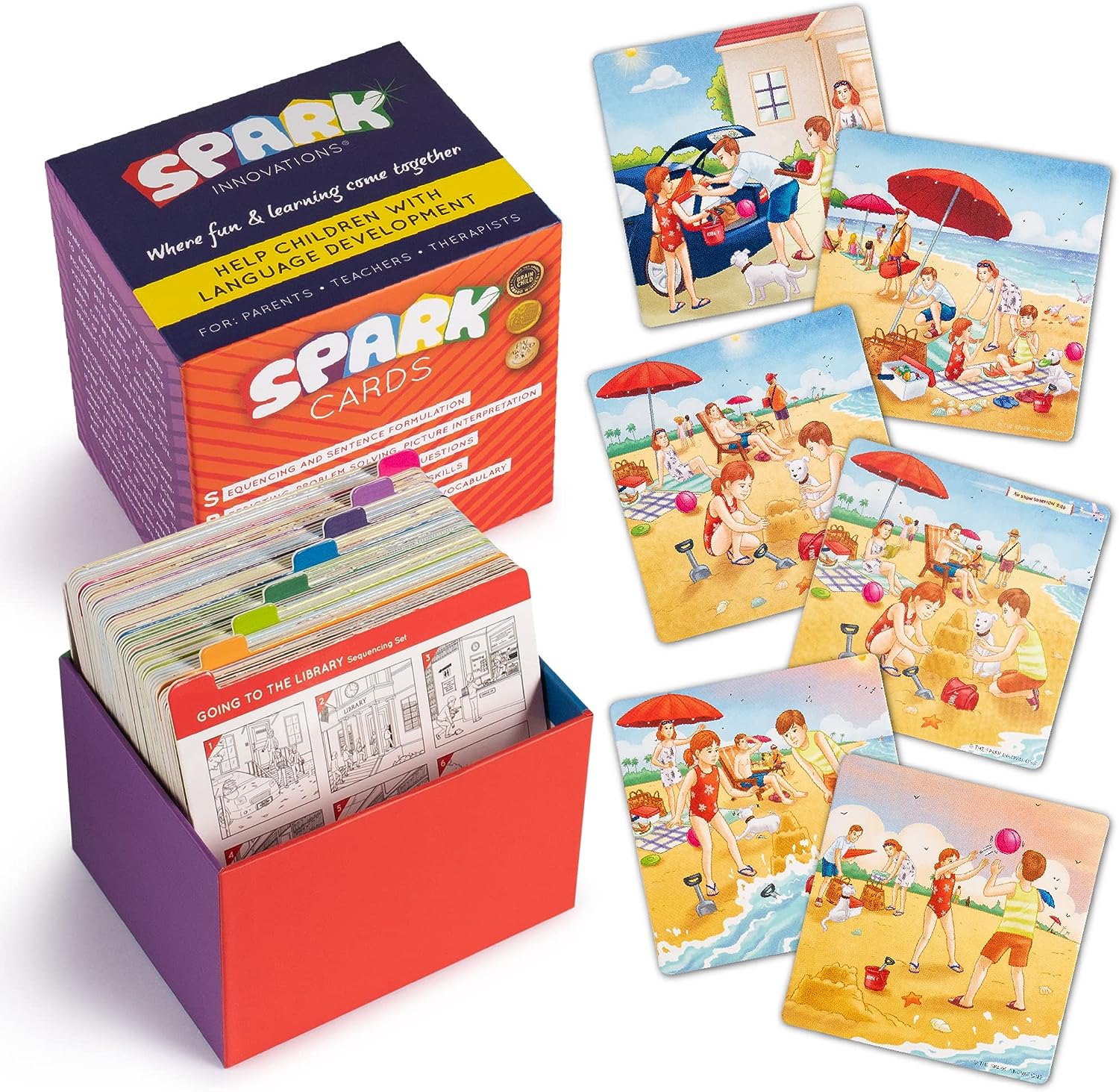 預訂>>Spark Cards Sequence Cards for Storytelling and Picture Inte ...